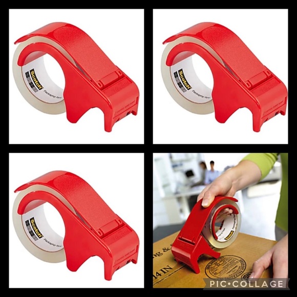 Scotch by 3M | Office | Scotch Packaging Tape Hand Dispenser 3 Core 2 X ...